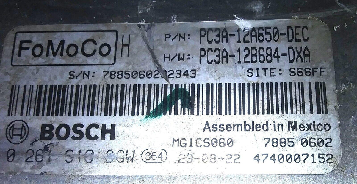 PC3A-12A650-DEC ecm ecu computer 2023 Ford F250 | Swan Auto