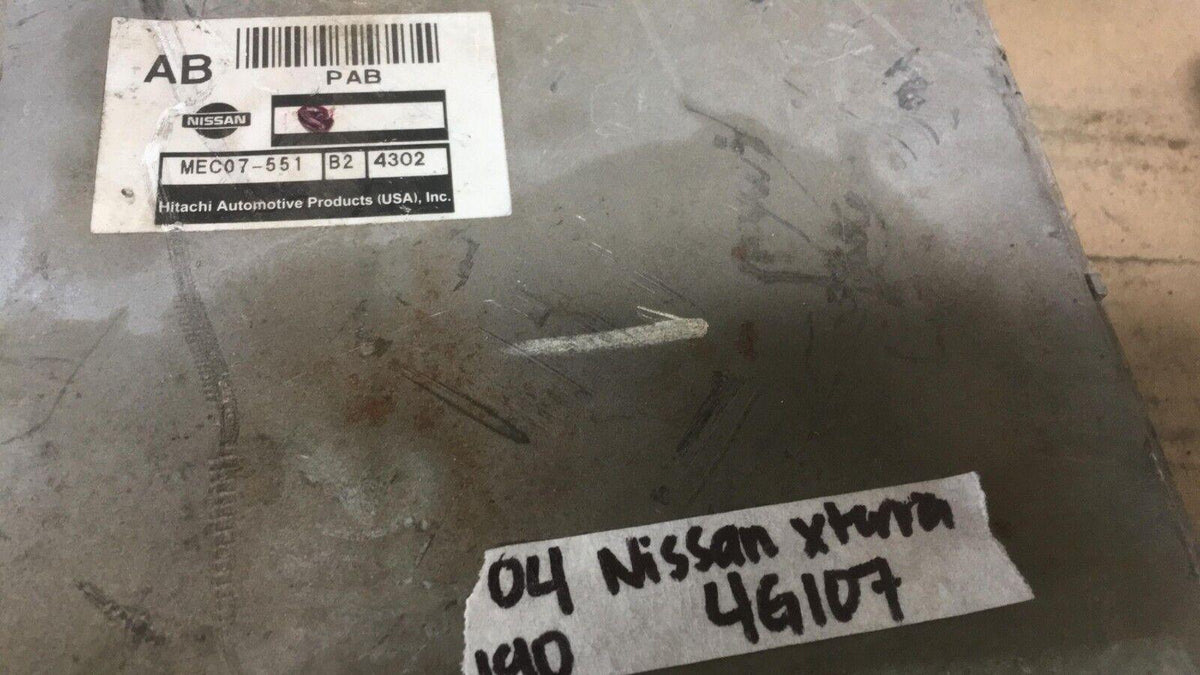 MEC07-551 Nissan Frontier or Xterra ecm ecu computer 2004 | Swan Auto