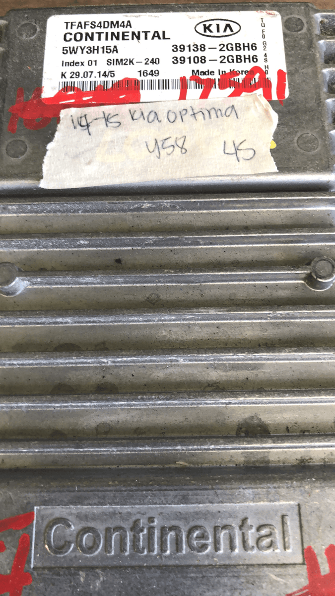 39138-2GBH6 Kia Optima 2014-2015 ecm ecu computer | Swan Auto