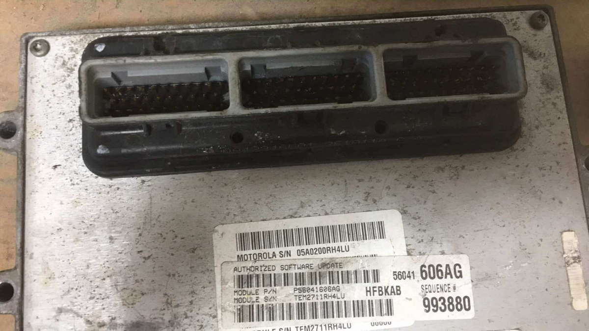 P56041606AG Jeep Liberty diesel ecm ecu computer 2002 | Swan Auto