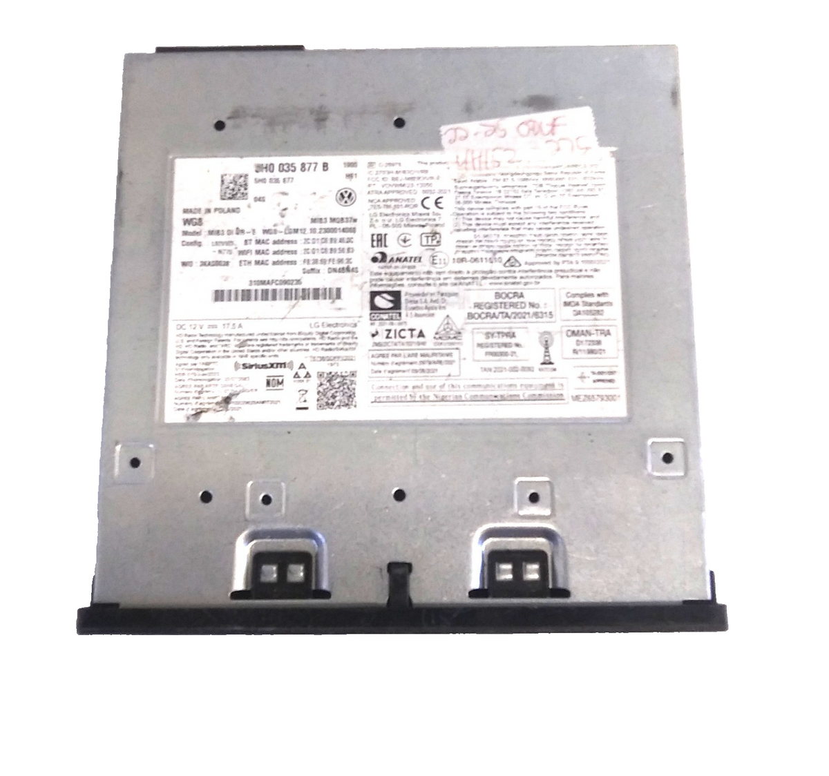 5H0 035 877 B GPS navigation receiver control module 2022-2025 VW Golf ...