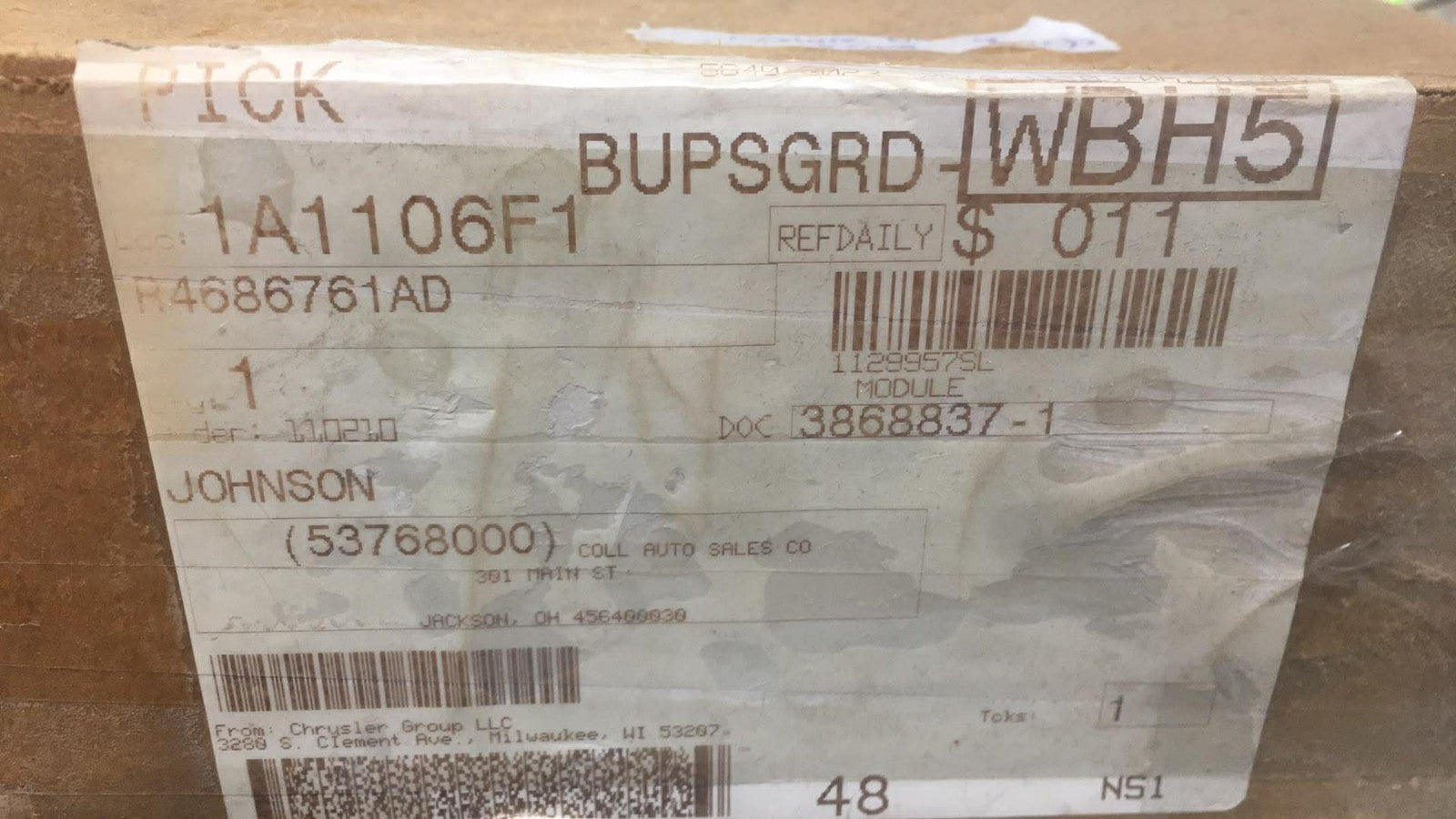 R4686761AD Mopar Transmission control module | Swan Auto