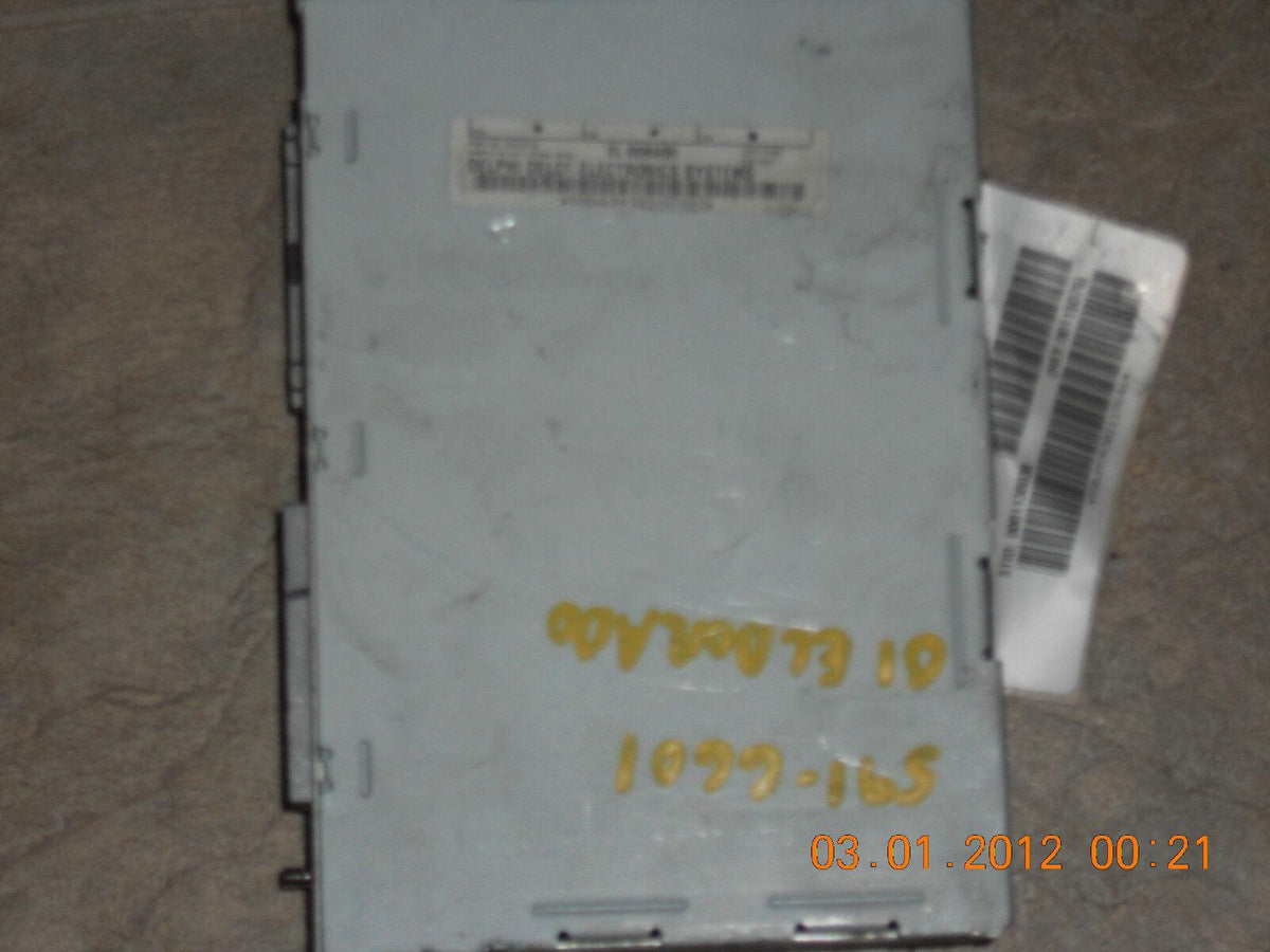 12205956 Cadillac Eldorado El Dorado 2001 navigation control module ...