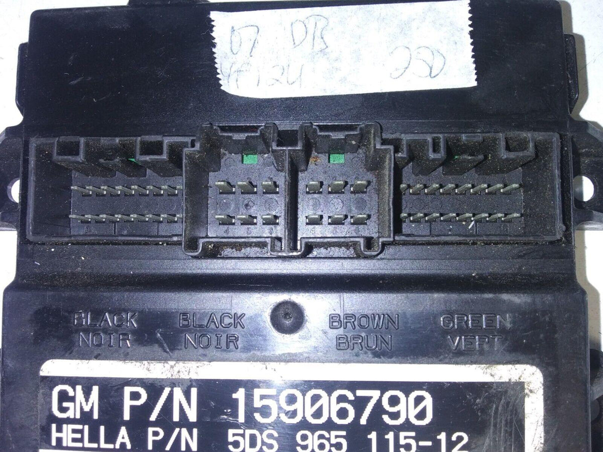 15906790 seat control module 2007 Cadillac CTS