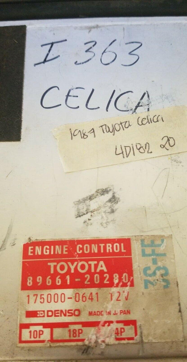 1987 Toyota Celica ecu ecm computer 89661-20280