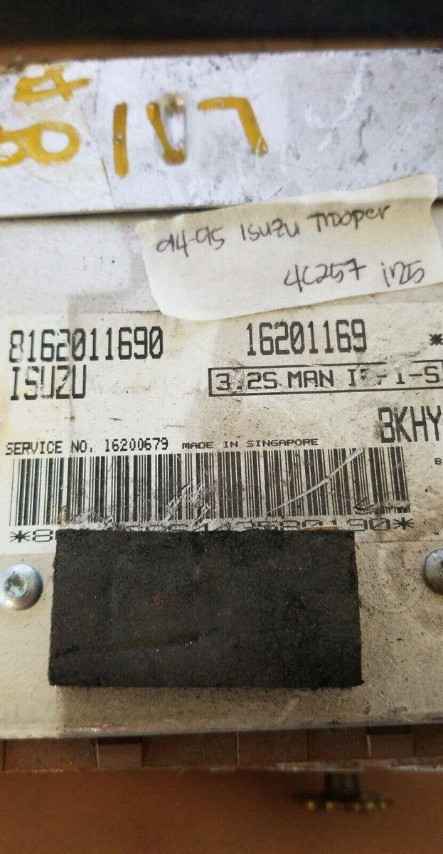 1994-1995 Isuzu Trooper ecm ecu computer 16201169 | Swan Auto