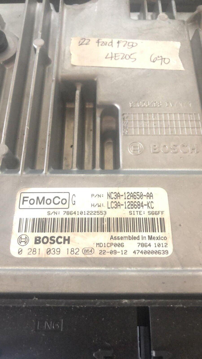 2022 Ford F250 F-250 ecm ecu computer NC3A-12A650-AA