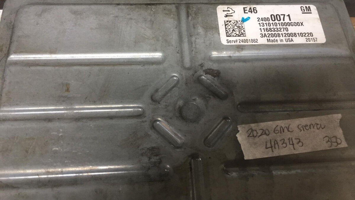 24000071 ecm ecu computer 2020 Chevrolet Silverado or GMC Sierra 2500