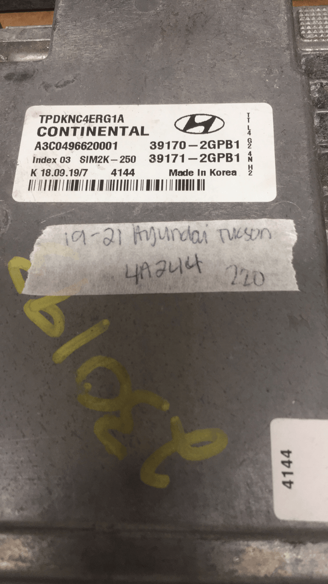39170-2GPB1 ecm ecu computer 2019-2021 Hyundai Tucson
