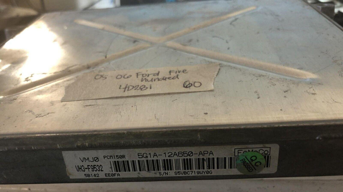 5G1A-12A650-APA Ford 500 Five Hundred 2005-2006 ecm ecu computer ...