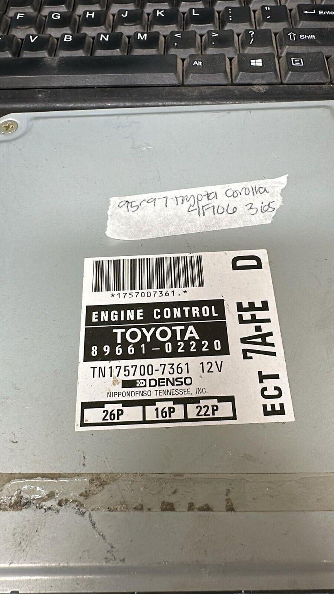 89661-02220 Toyota Corolla 1995-1997 ecm ecu computer | Swan Auto