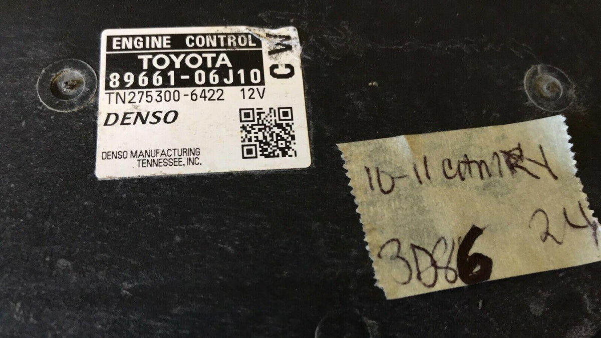89661-06J10 Toyota Camry 2010-2011 ecu ecm computer | Swan Auto