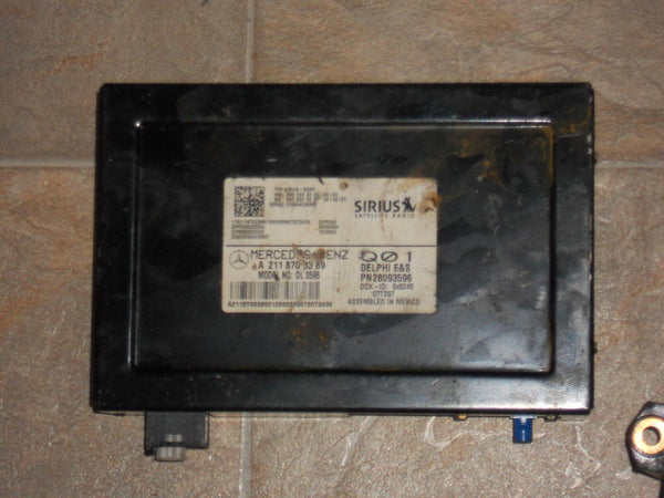 A 211 870 33 89 Mercedes E350 or GL450 2006-2008 Sirius radio receiver