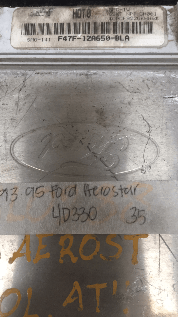 F47F-12A650-BLA Ford Aerostar ecm ecu computer 1993-1995 | Swan Auto