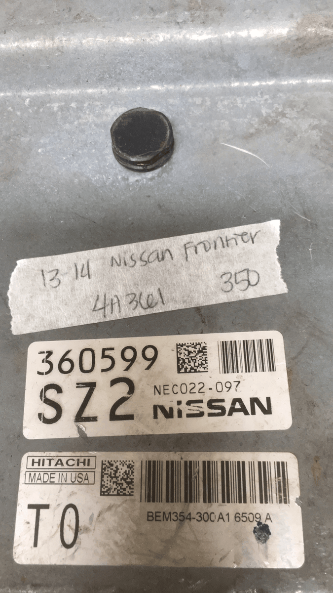 NEC022-097 Nissan Frontier ecm ecu computer 2013-2014 | Swan Auto