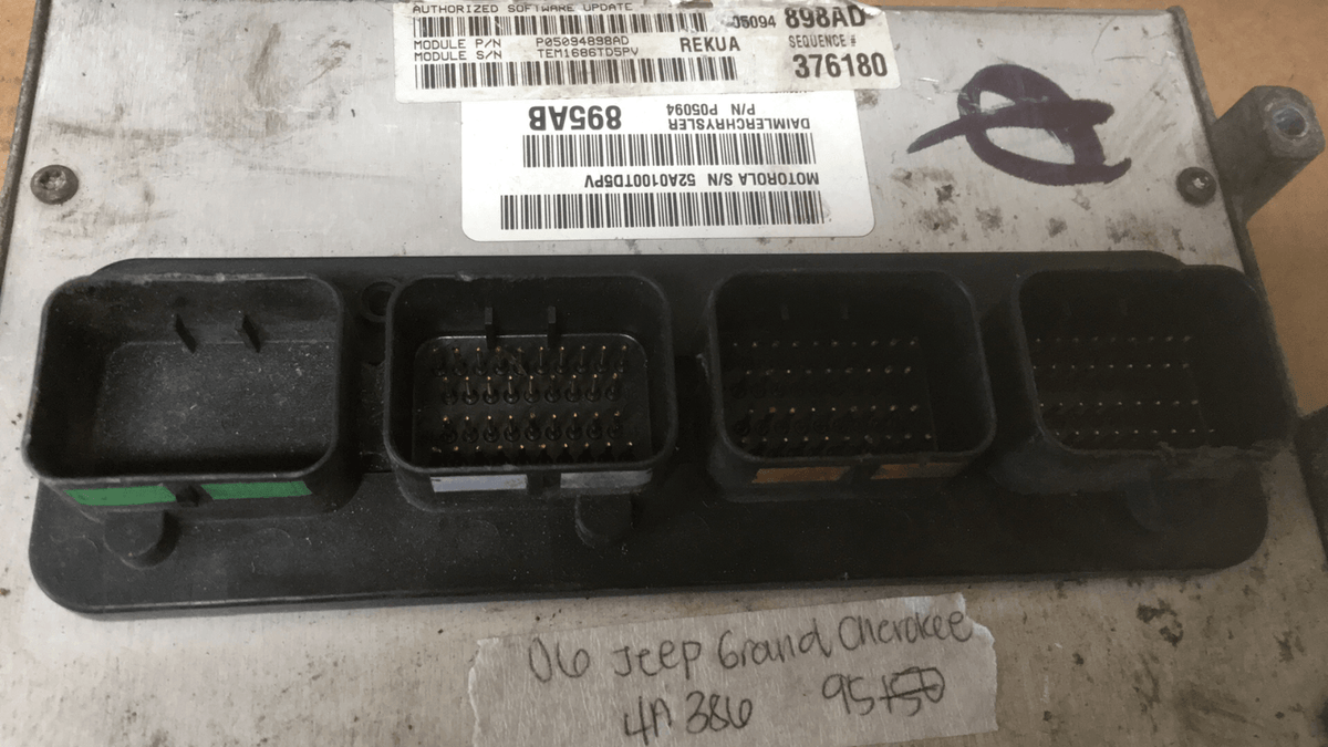 P05094898AD Jeep Grand Cherokee 2006 ecm ecu computer | Swan Auto